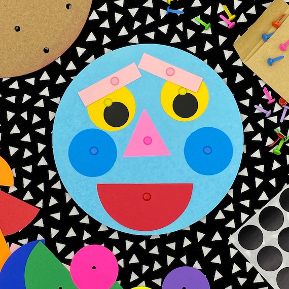 Make a Face Kit Mix and Match Features to Show Feelings - Etsy