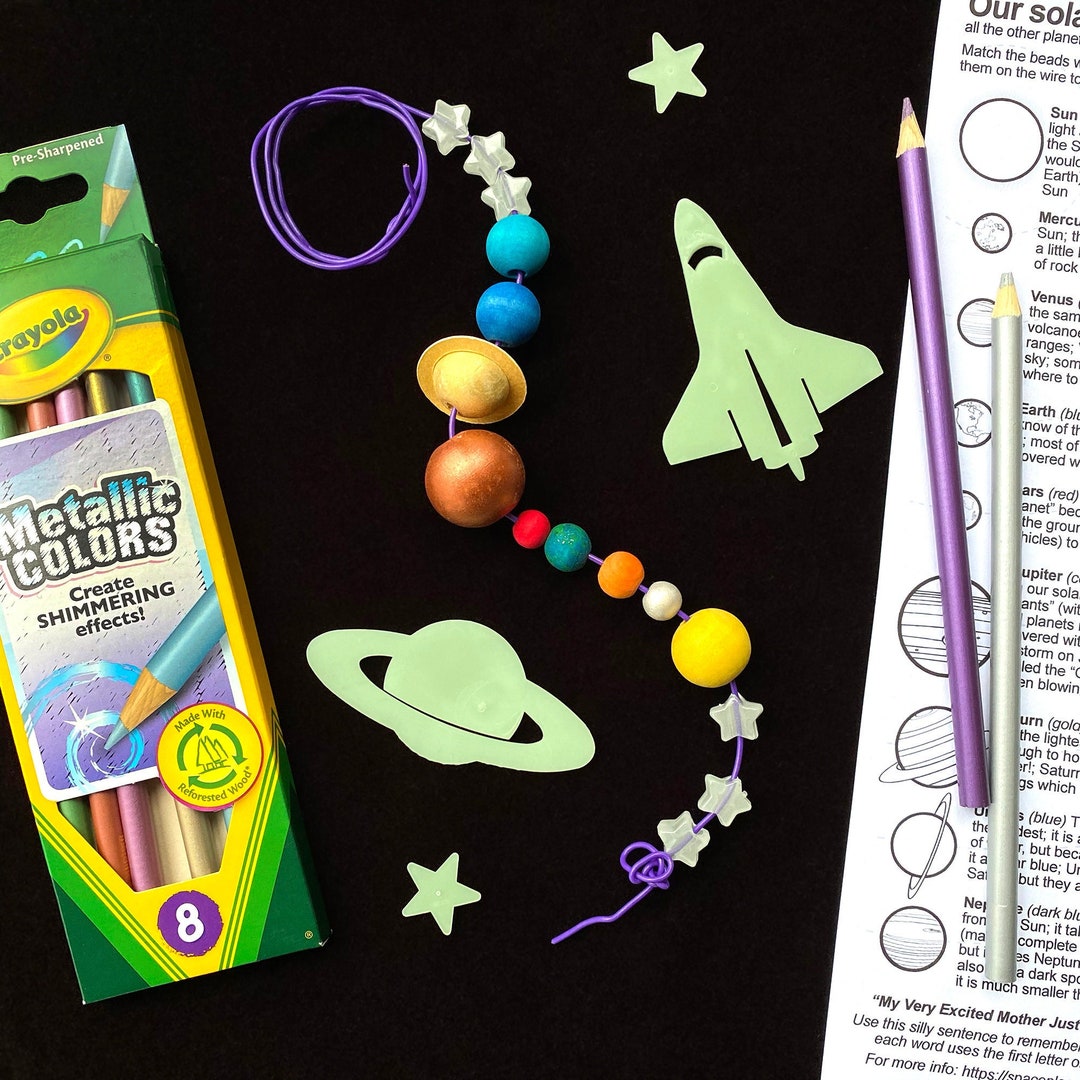 Wearable Solar System Bead Kit | Out of This World Fun for Young ...