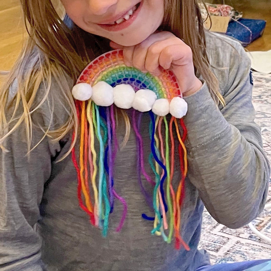 Plastic Canvas Rainbows Kit Makes 2 Beautiful Rainbows 11 - Etsy