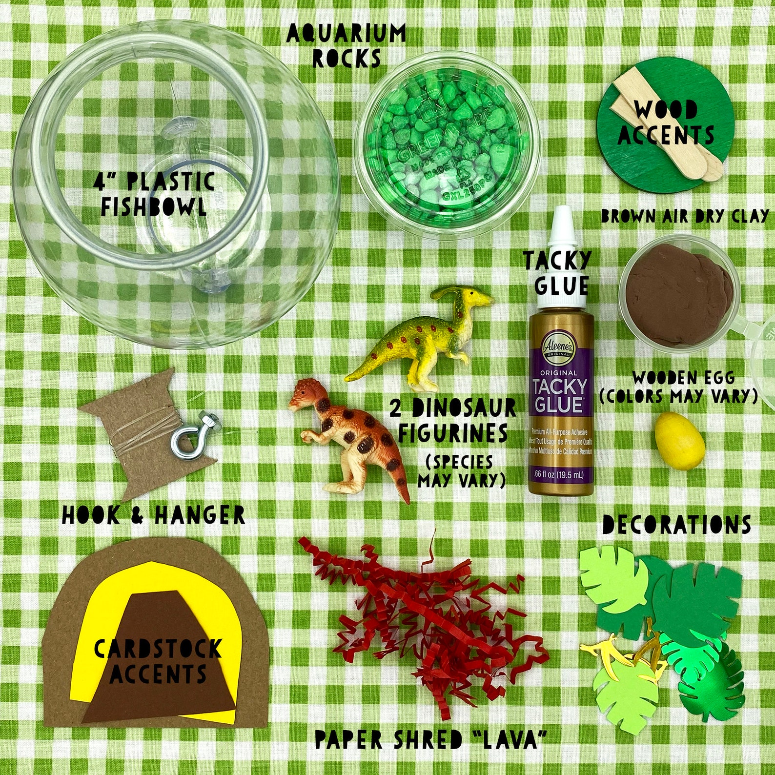 Dinosaur Terrarium Craft Kit | Create a Prehistoric Habitat for 2 Dino ...