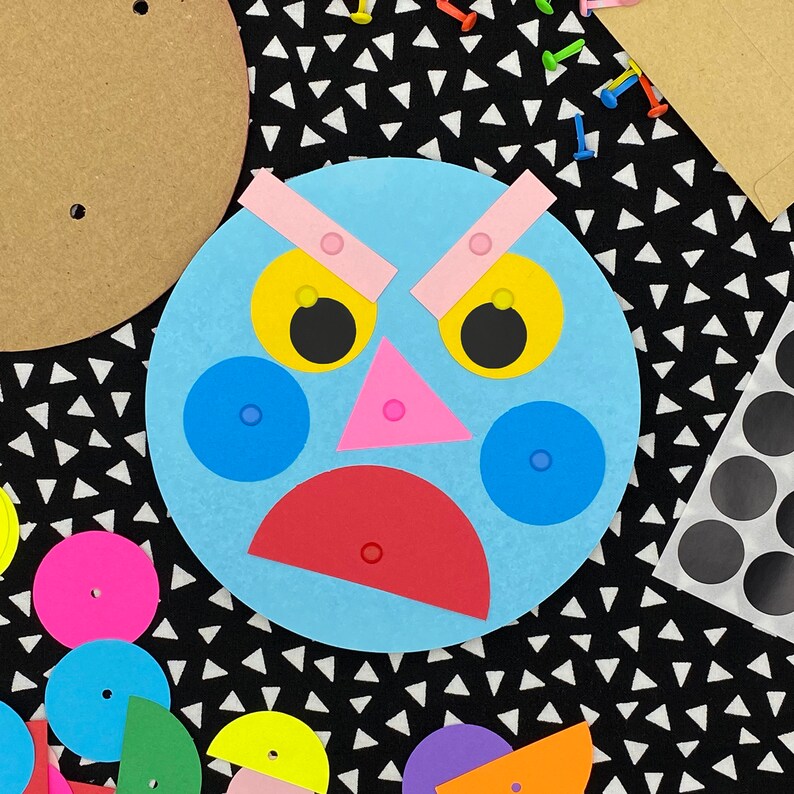 Make a Face Kit Mix and Match Features to Show Feelings - Etsy