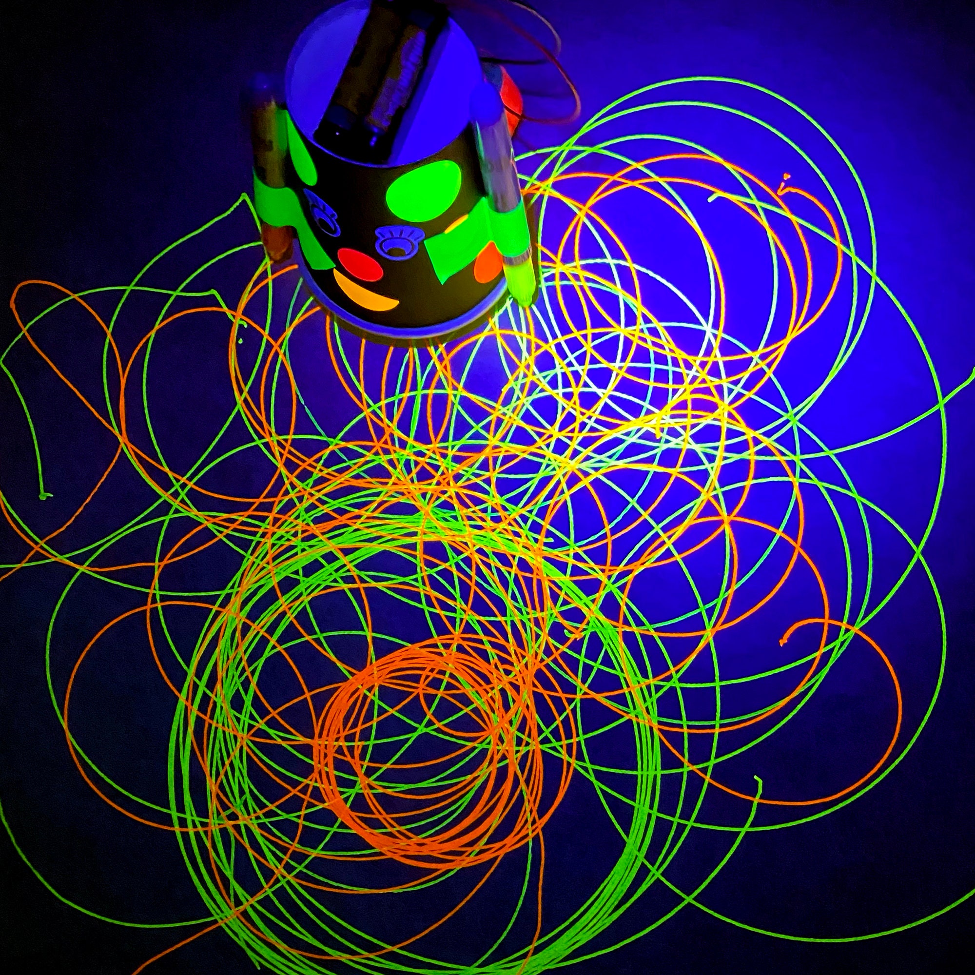 STEM Glowing Draw Bot Kit Create a Motorized Contraption - Etsy