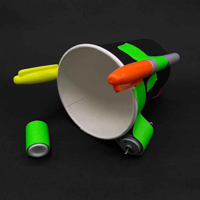 STEM Glowing Draw Bot Kit | Create a Motorized Robot That Draws AND ...