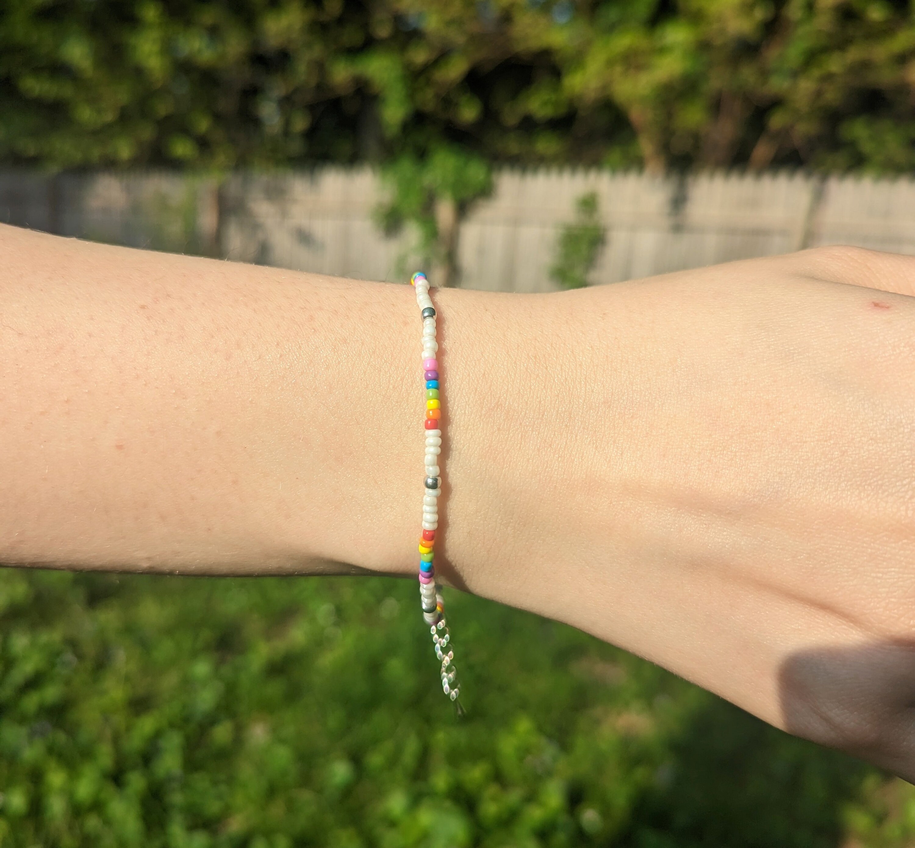 Discreet Seed Bead Pride Bracelet Seed Bead Bracelet Pride Jewelry Hand ...