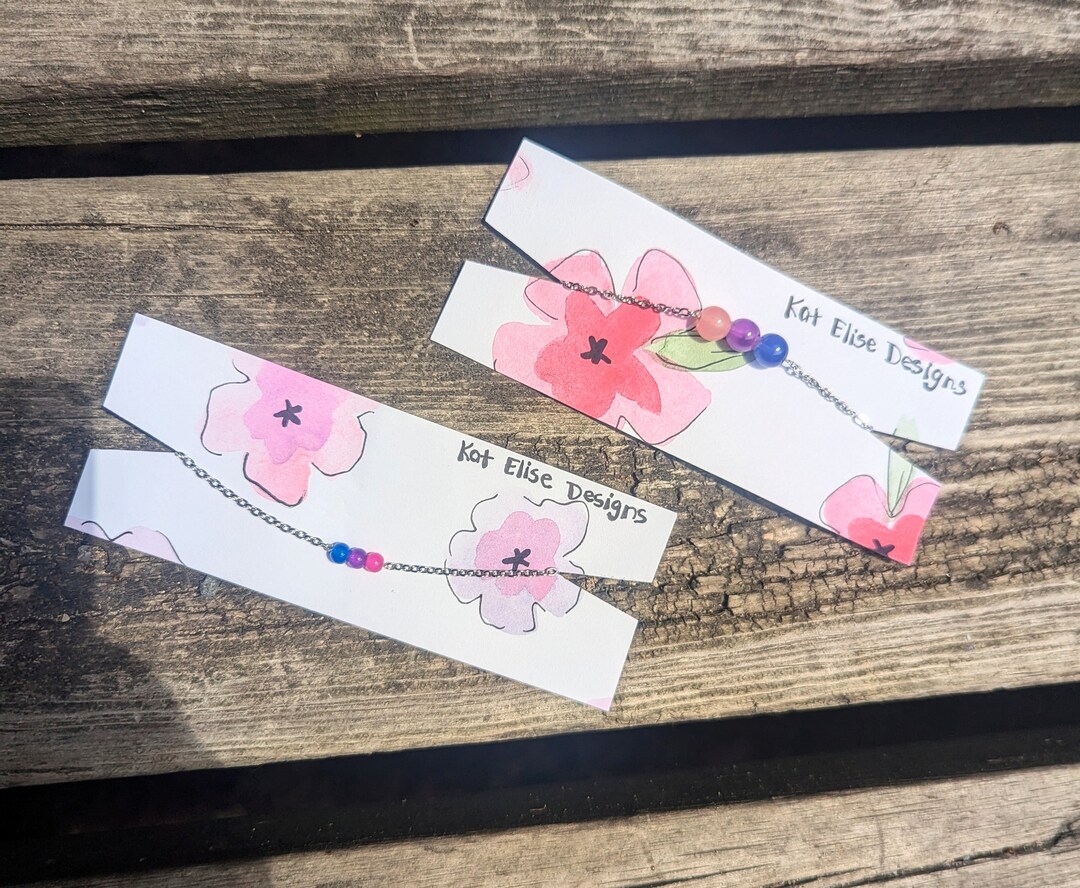 Bi Pride Flag Bracelet | Discreet Pride Jewelry | Bisexual Pride | Bi ...