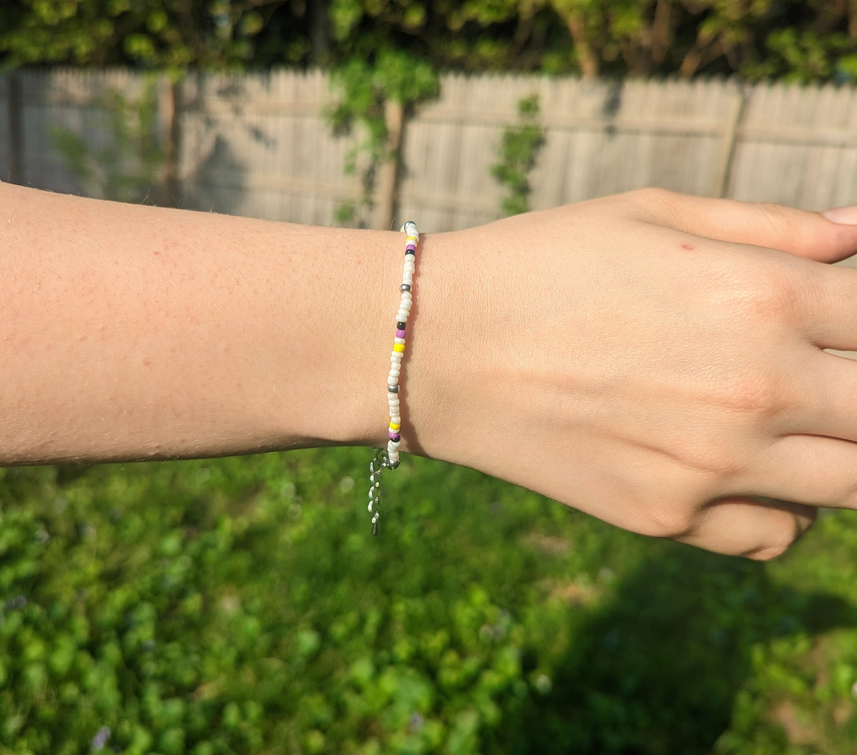 Discreet Seed Bead Pride Bracelet Seed Bead Bracelet Pride Jewelry Hand ...