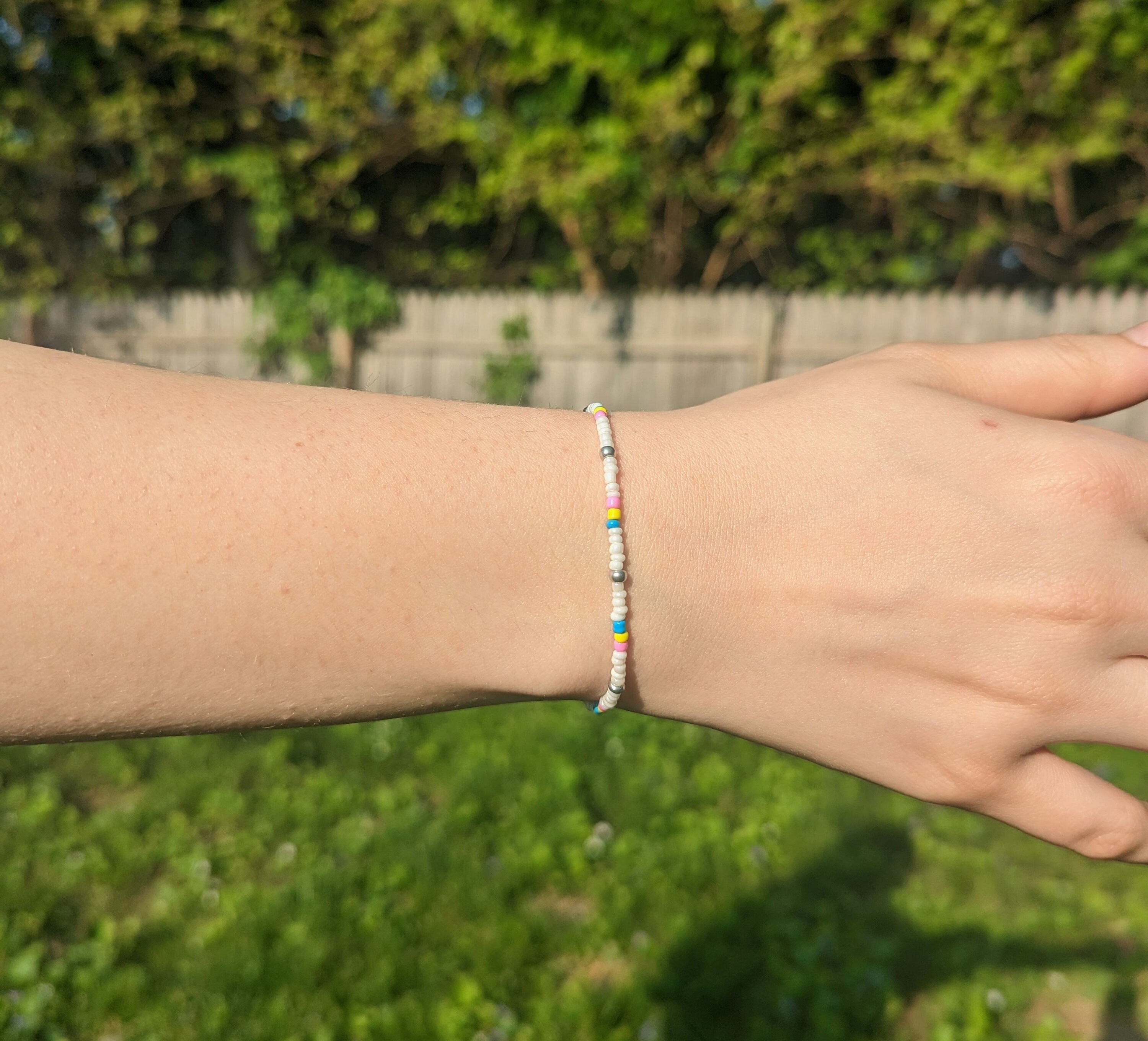 Discreet Seed Bead Pride Bracelet Seed Bead Bracelet Pride Jewelry Hand ...