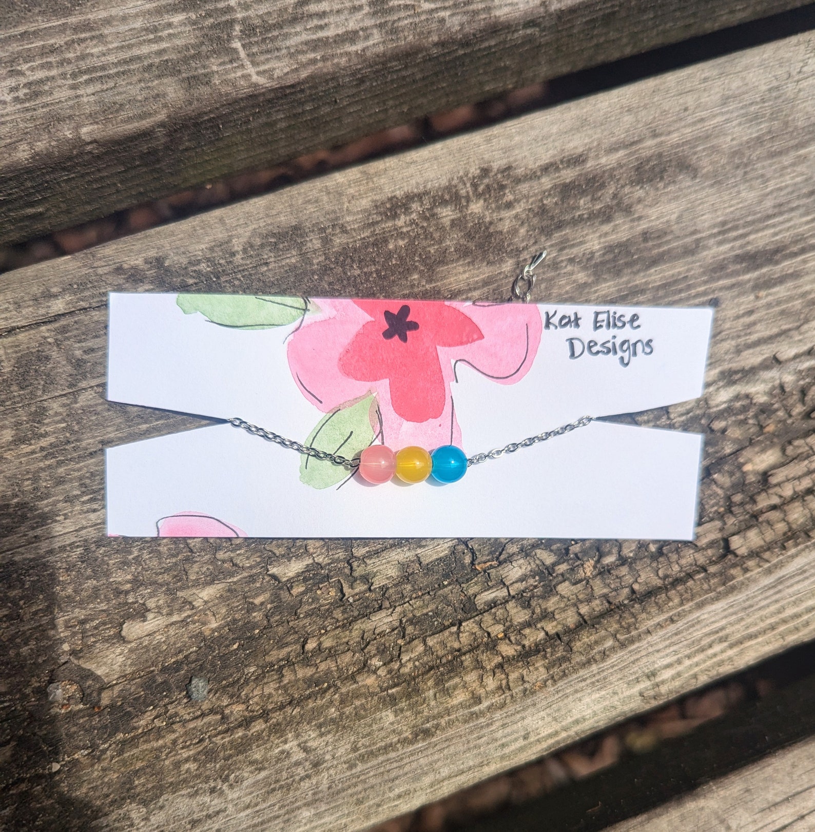 Pan Pride Flag Bracelet Discreet Pride Jewelry Pansexual Pride Pan Flag ...