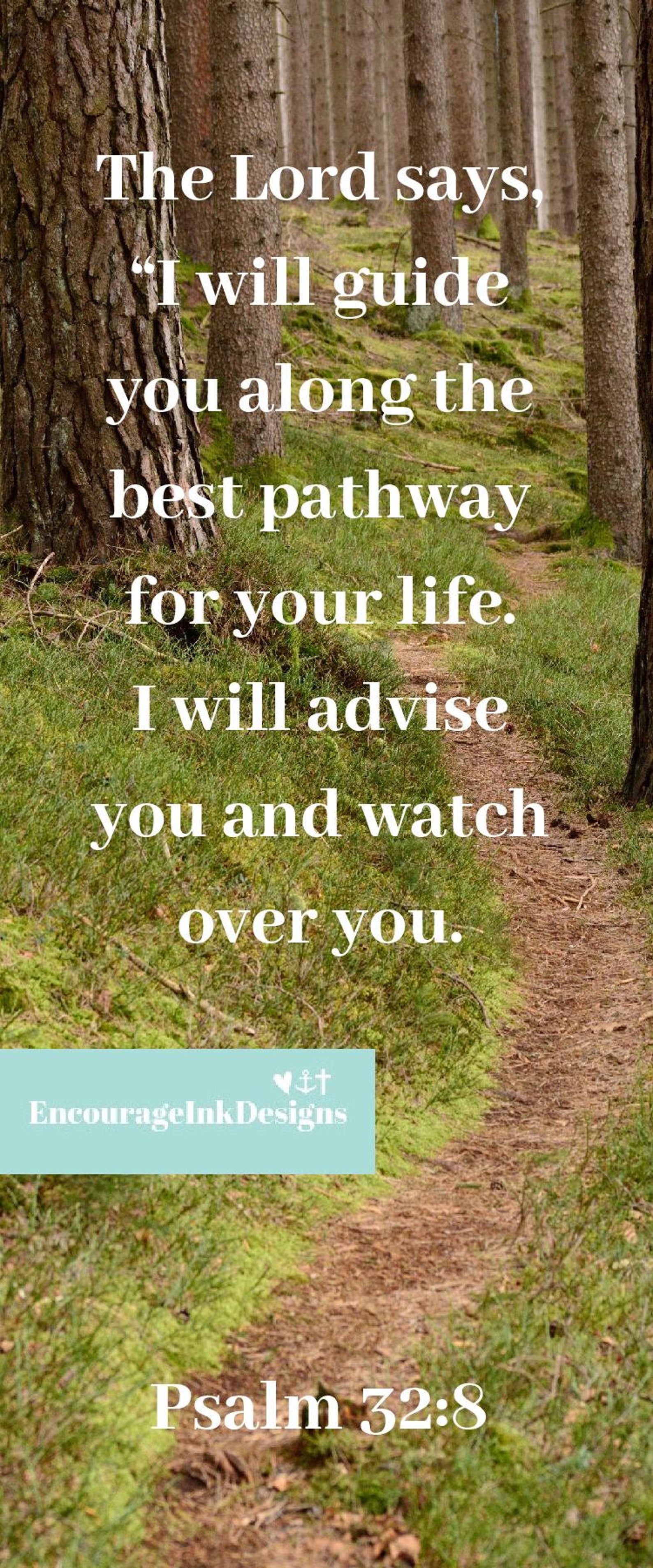 Bookmarks: Bible Verse Scripture Path Guidance | Etsy