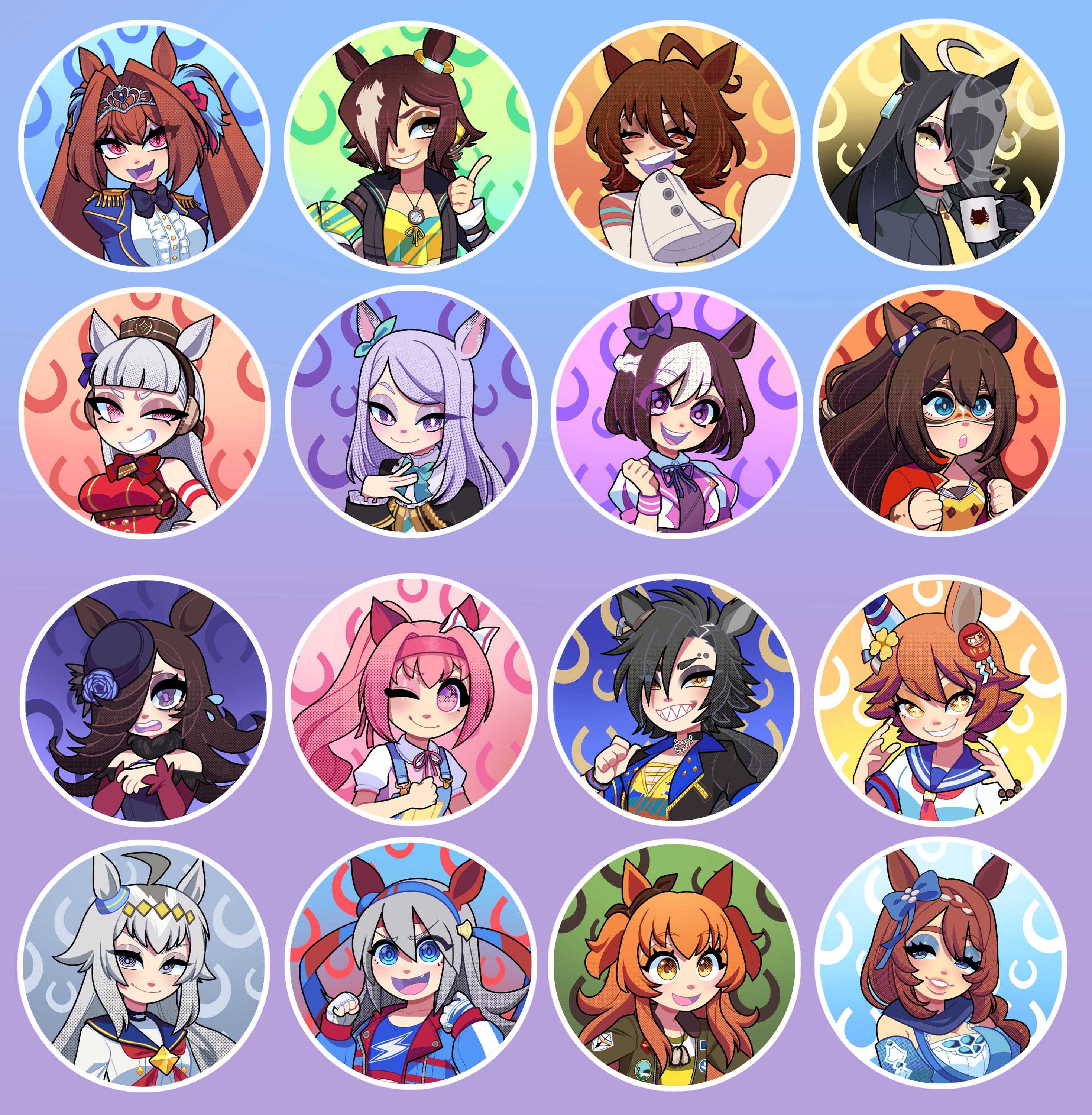 Uma Musume 2.25" Buttons - Etsy Canada