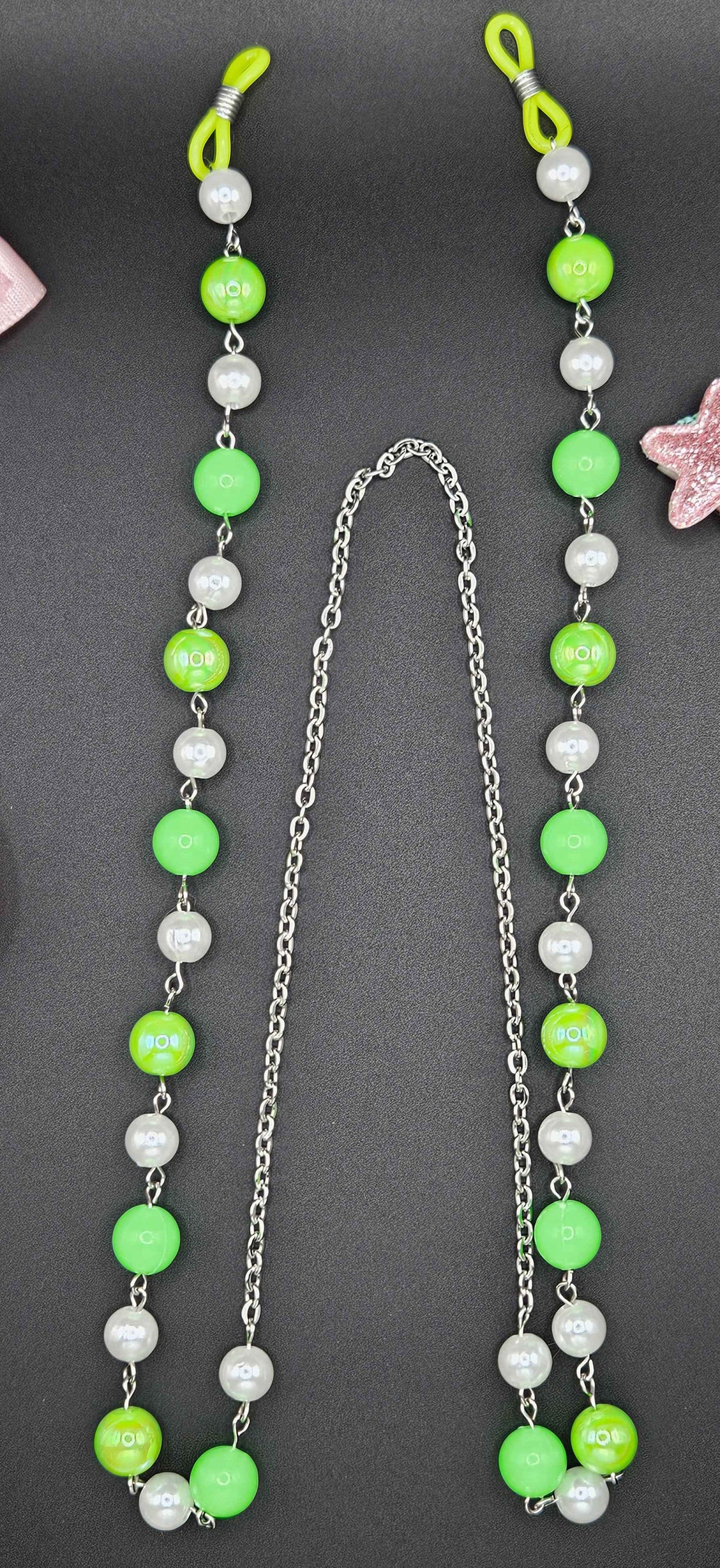 Neon Green Glasses Chain - Etsy