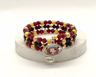 49ers Bracelet | Etsy