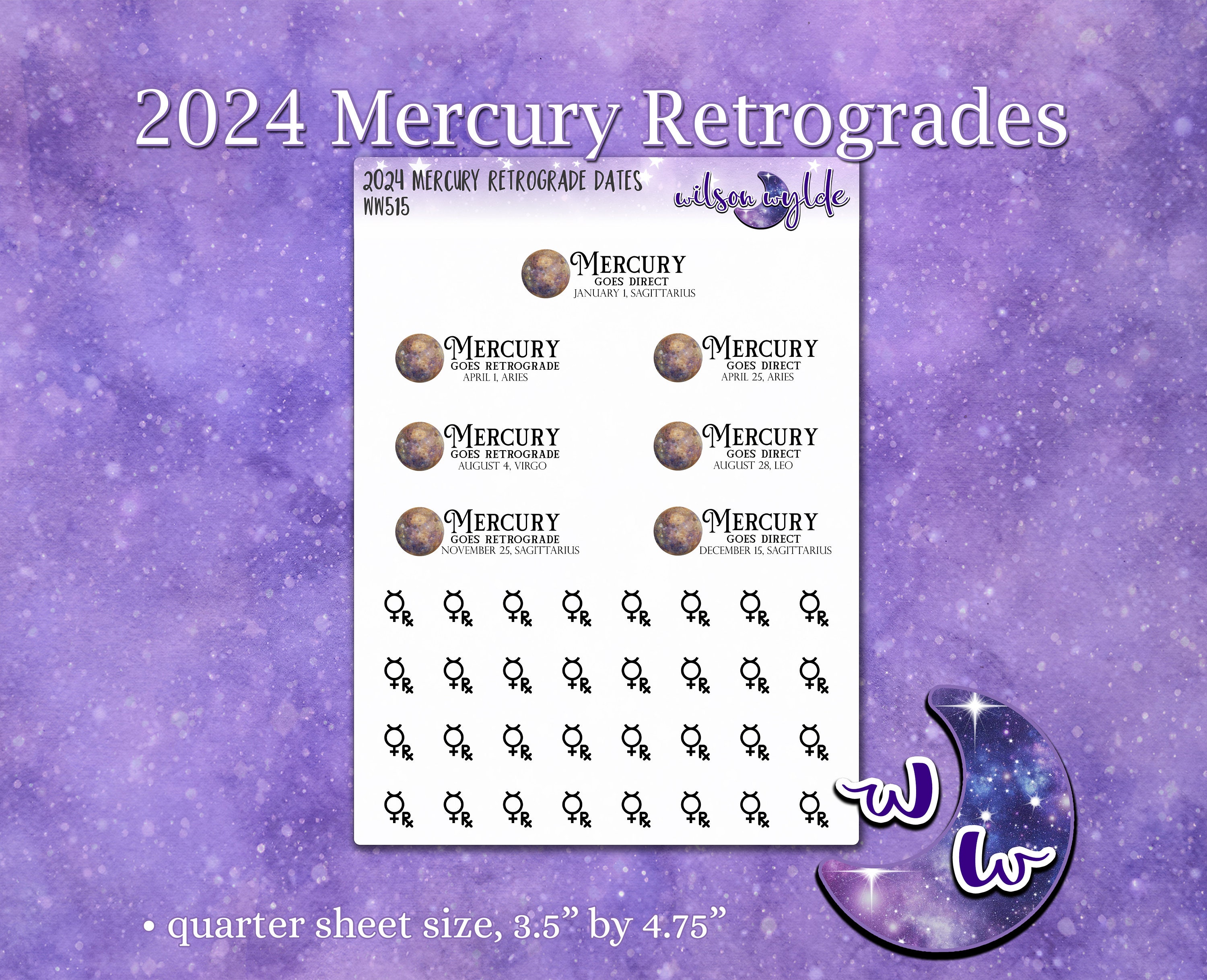 Mercury Retrograde 2024 Calendar - Esta Danette Mercury Retrograde 2024 Calendar - Esta Danette