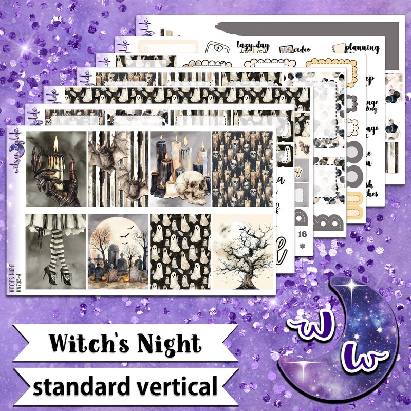 Witch Planner Stickers - Etsy