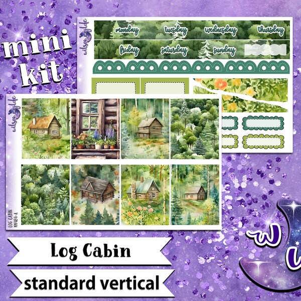 Mini Log Cabin Kit - Etsy