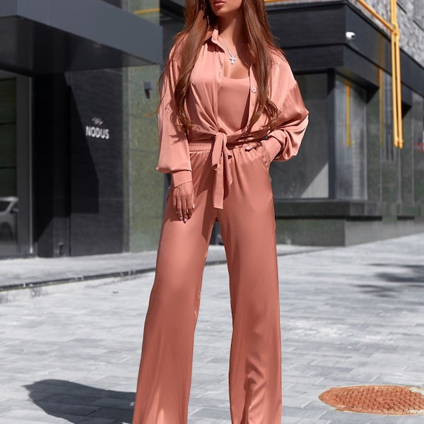 Rose Gold Suit - Etsy