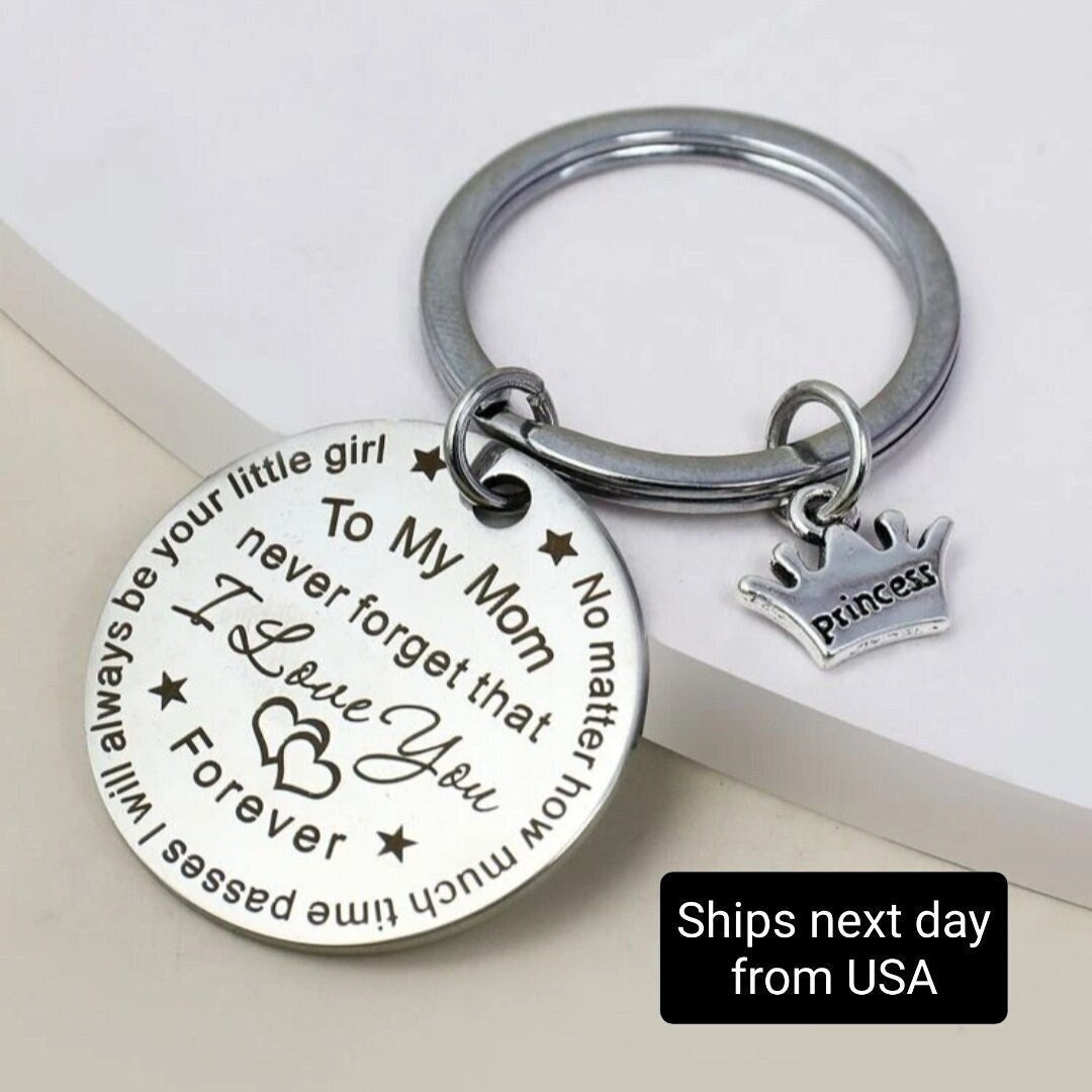 Custom Keychain for Mom. Personalized Keychain. Gift for the Family ...