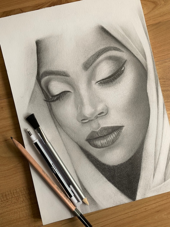 Portraits Au Crayon De Personnes