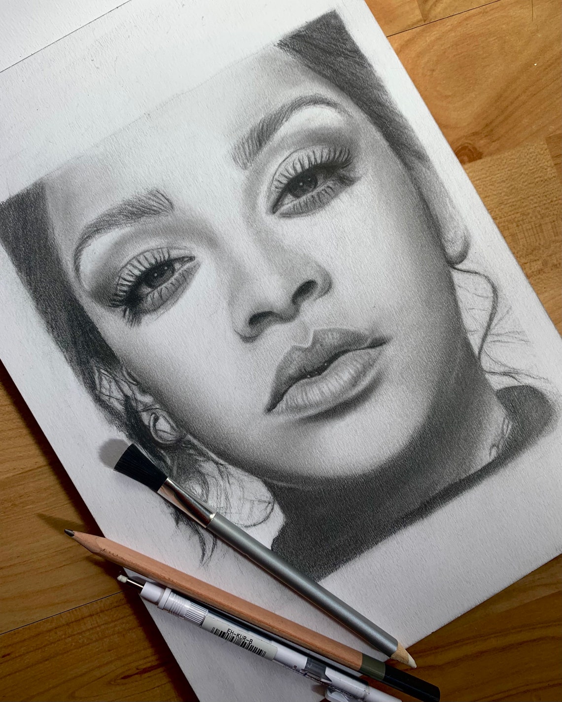 Custom Pencil Portrait Drawing | Hand Drawn Portrait | Drawing From ...