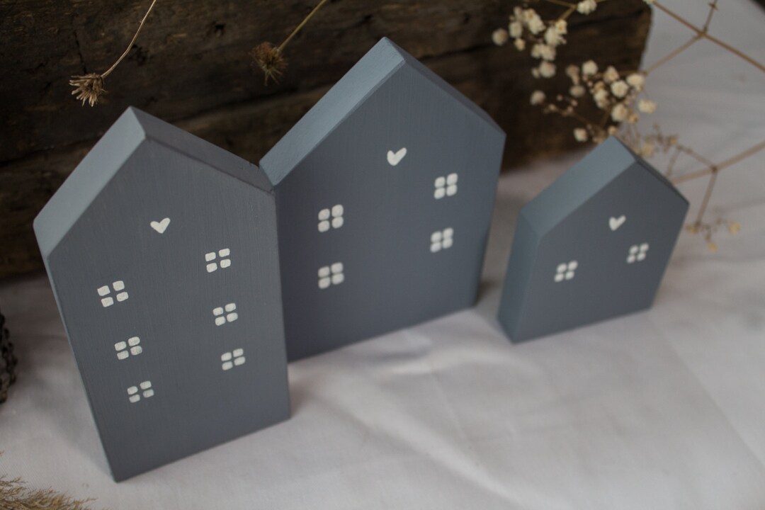 Cute House Set, Handmade Home Decor - Etsy