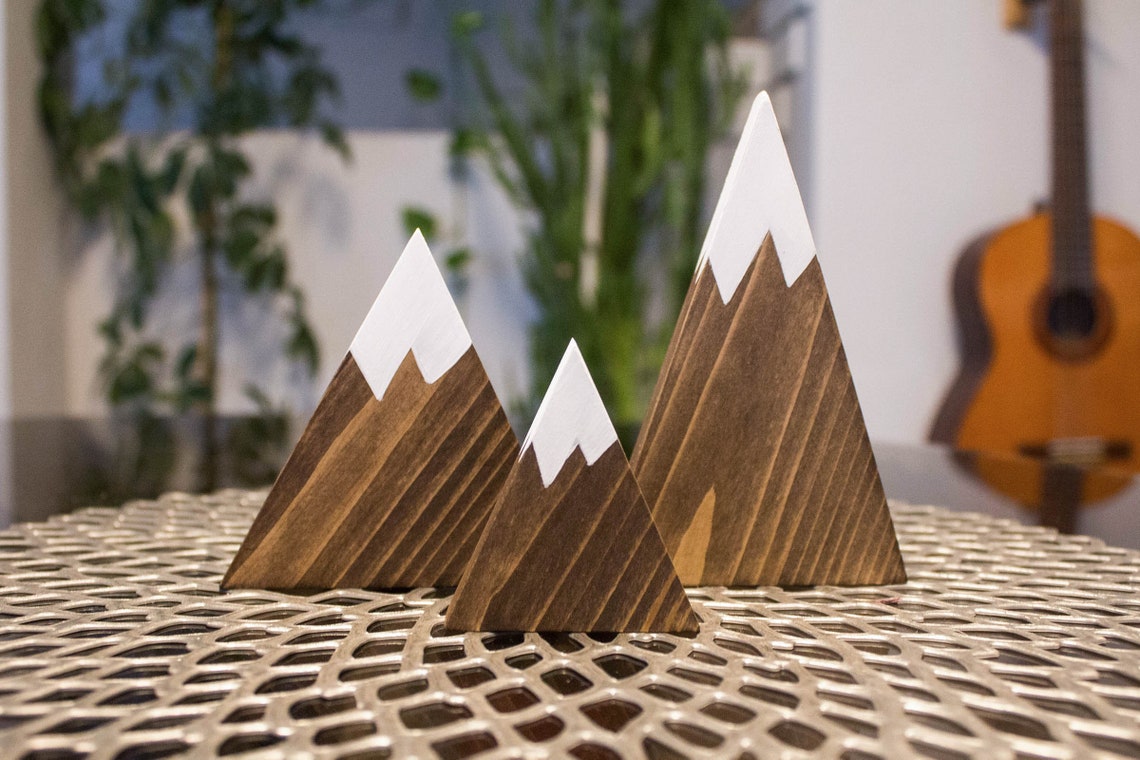 Hygge Mountain Home Decor, Mountain Home Decor, Desk Accessories ...