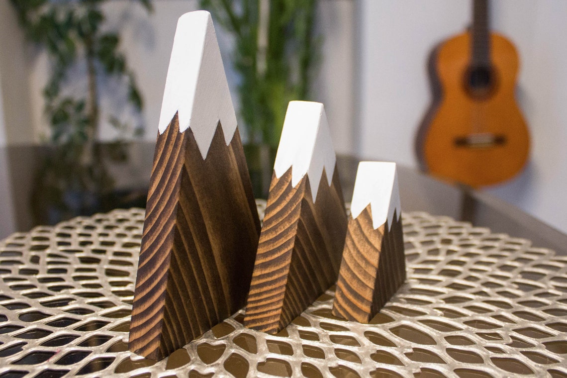 Hygge Mountain Home Decor Mountain Home Decor Desk | Etsy