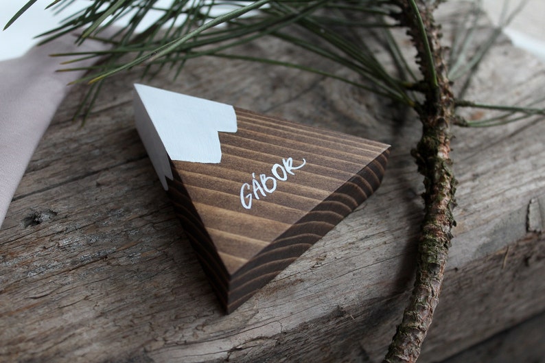 Unique Place Names, Personalised Wedding Place Card, Mountain Wedding ...
