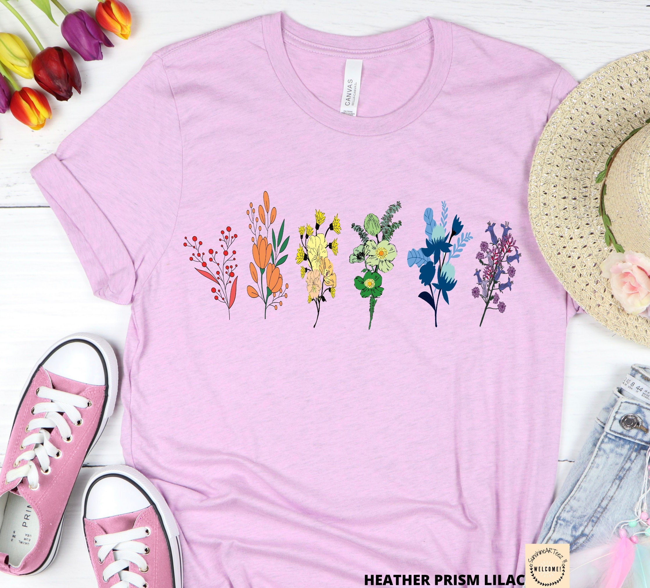 Tshirt en fleurs-floral tshirt-haut en fleur-amateurs de - Etsy France Tshirt en fleurs-floral tshirt-haut en fleur-amateurs de - Etsy France