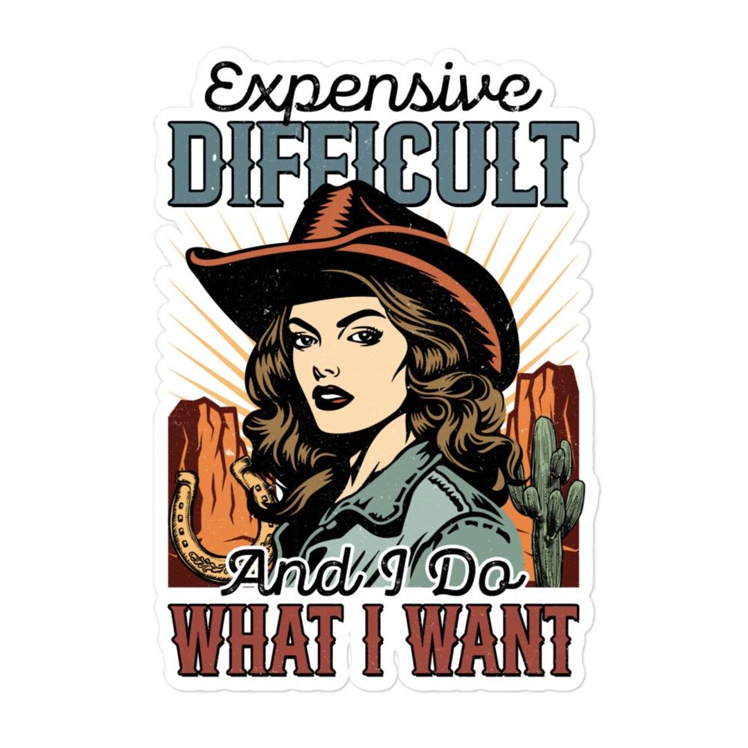 Expansive Difficult and I Do What I Want Bubble-free Stickers, Bumper ...
