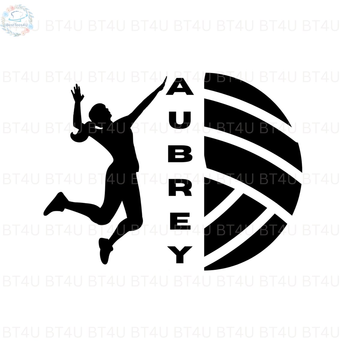 Digital Download Volleyball Half Girl PNG, SVG (Instant Download) - Etsy