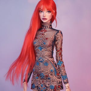 Integrity Toys OUTFIT - Embroidered Mini Dress by Little Janchor - Etsy