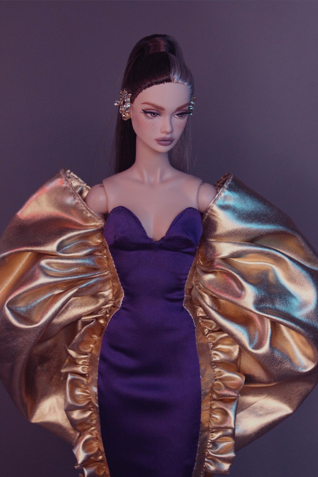 Integrity Toys OUTFIT - Lionfish Dress (purple/gold) by Little Janchor ...