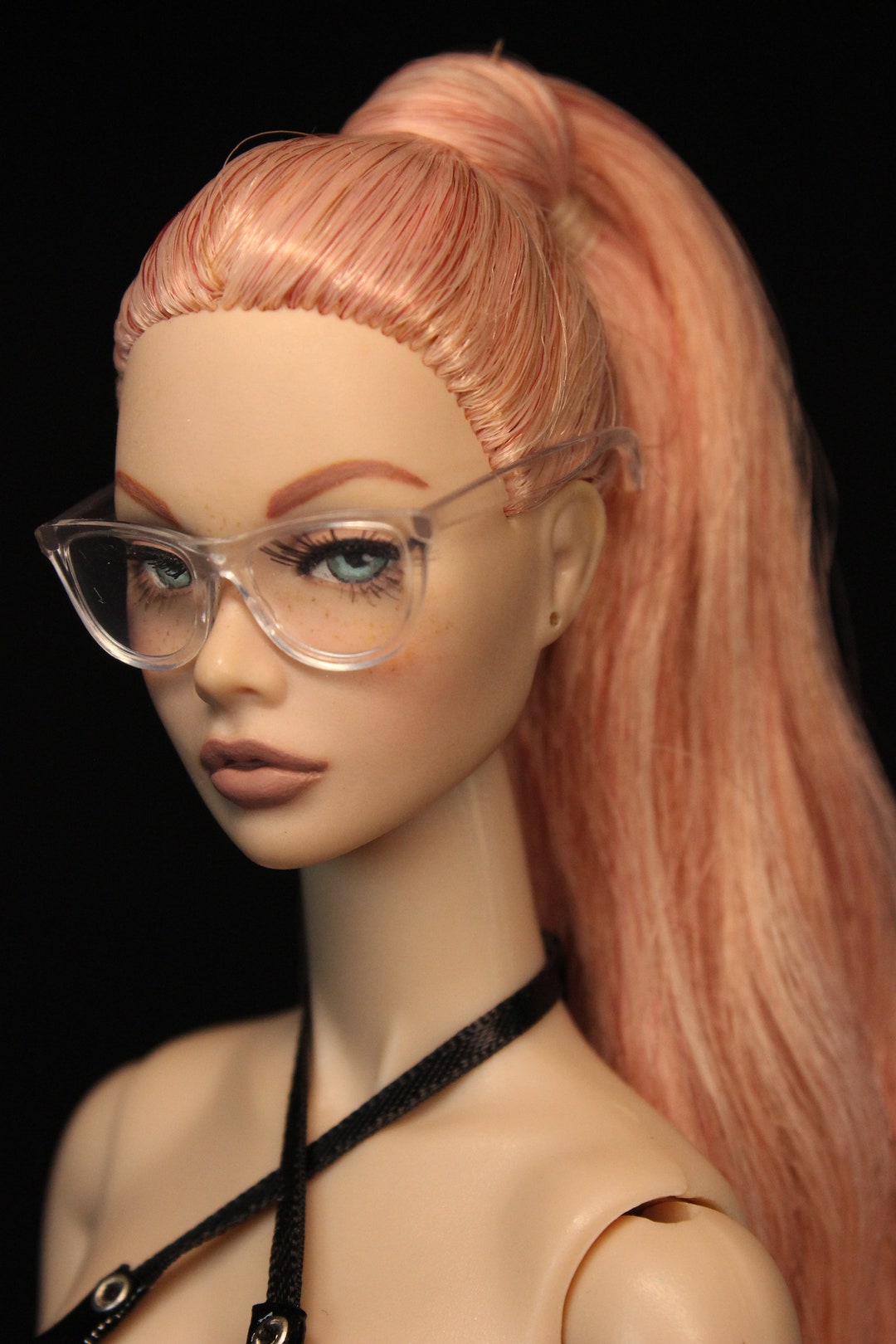 1/6 Doll Sunglasses- Clear Square Frame by Little Janchor - Etsy
