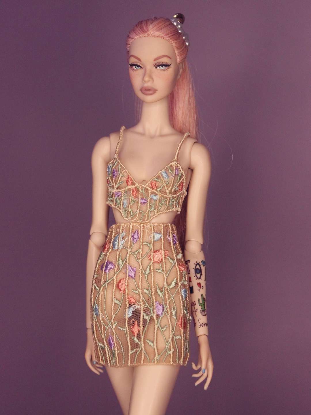 Integrity Toys OUTFIT- Roses (pastel Version) by Little Janchor - Etsy