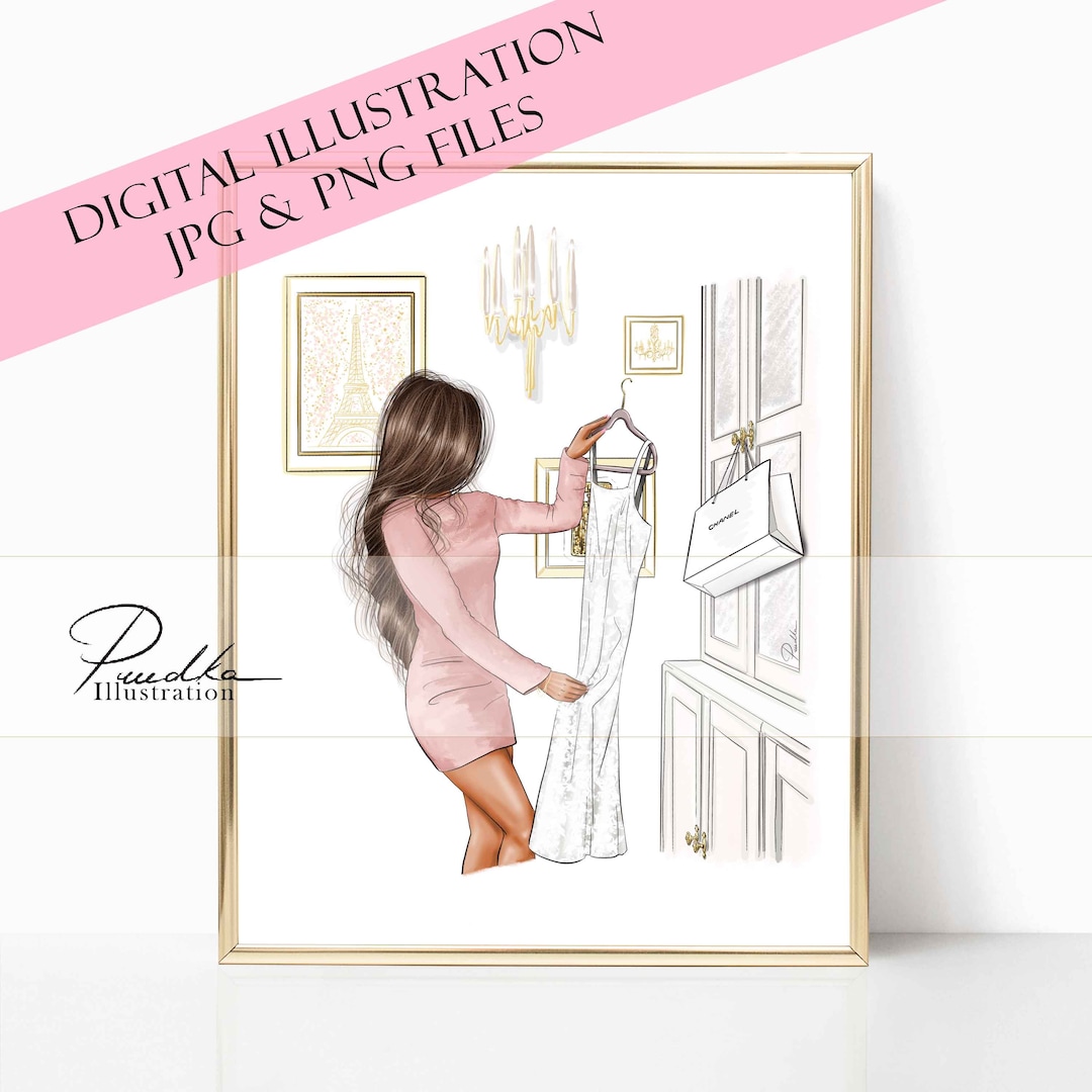Dress Rouse. DIGITAL FILES (my Own Illustration. Fashion Office ...