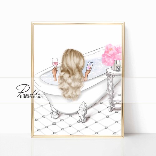 Vanity Girl print From My Own Illustration. Fashion - Etsy