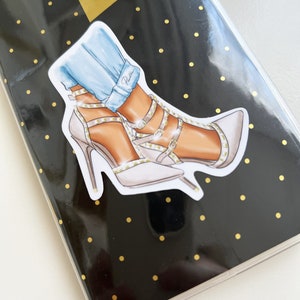 Brown Hair Girl Laminated Stickers for Tumblers, Laptop, Phone Cases ...