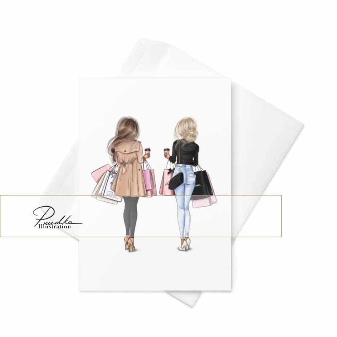 Any Greeting Card Print With My Illustration (blank Folded Card With My ...
