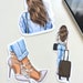 Brown Hair Girl Laminated Stickers for Tumblers, Laptop, Phone Cases ...