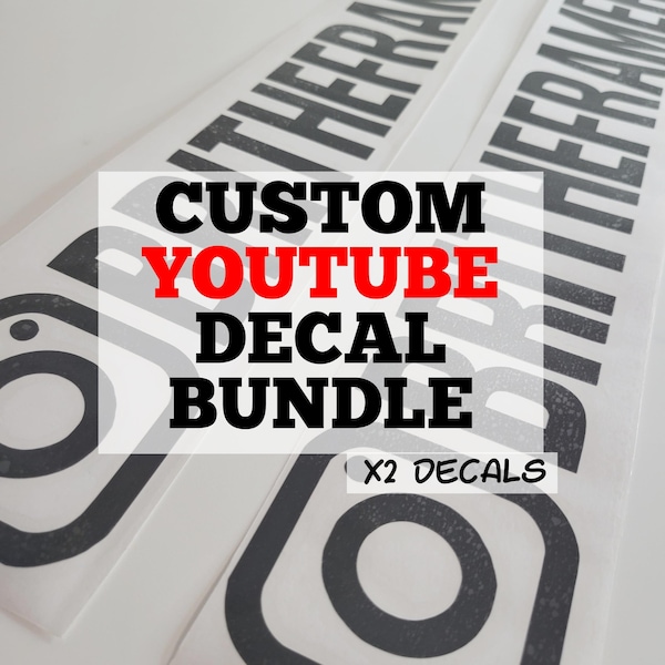 Youtube Stickers - Etsy UK