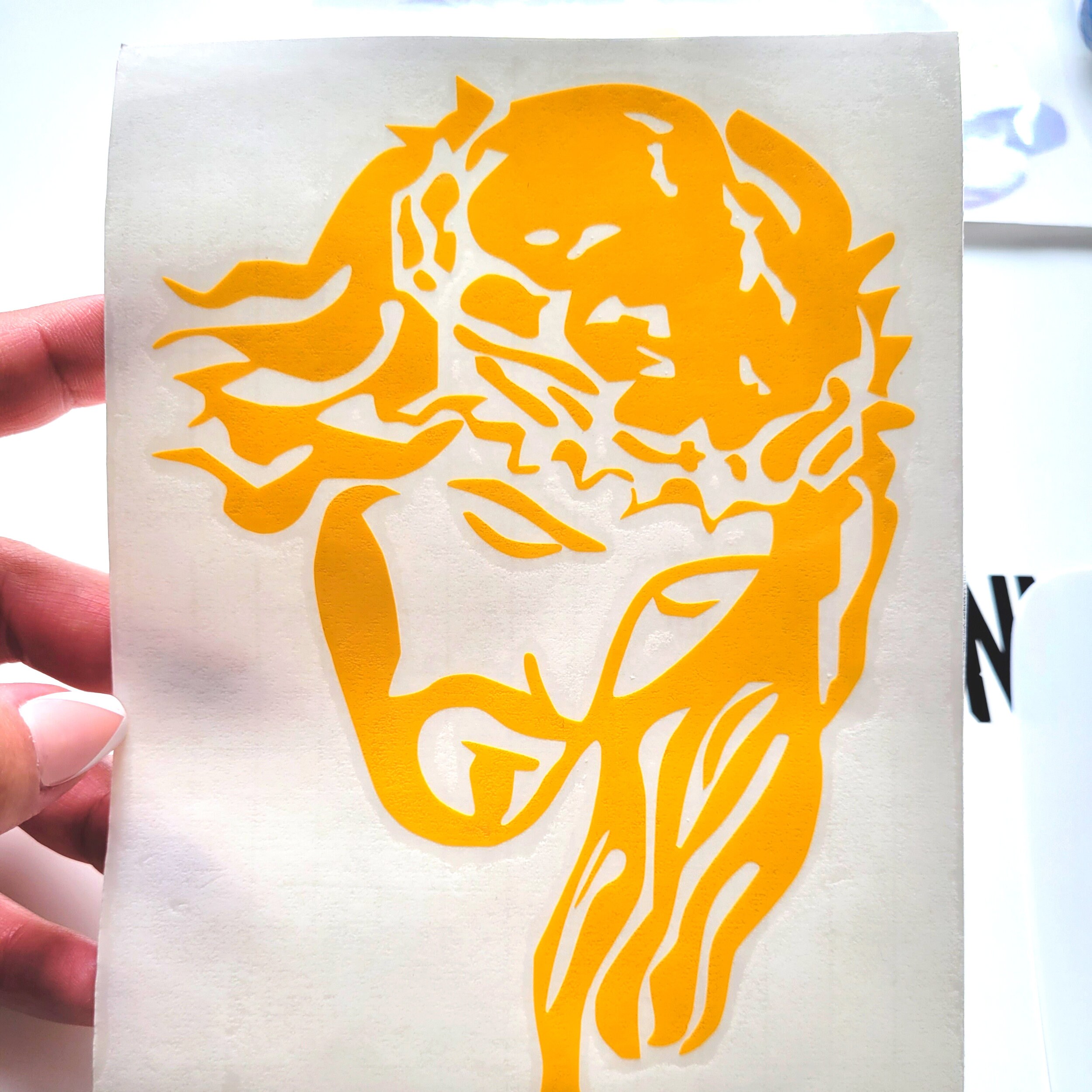 Jesus Decal | Jesus Sticker | Catholic Decal | Religious Decal ...