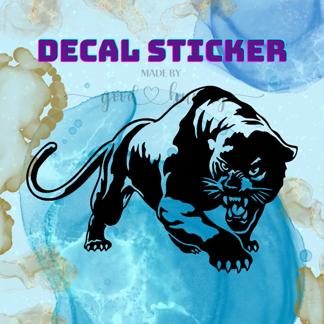 Panther Decal Sticker | Panther Sticker | Panther Decal - Etsy