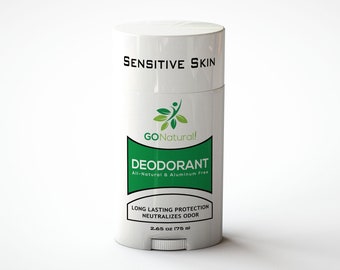 24-hour Aluminum-free Natural Deodorant for Sensitive Skin, Men & Women ...