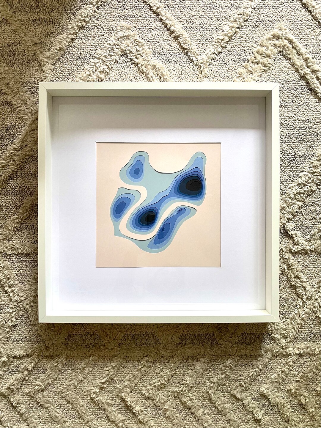 3D Layered Abstract Art - Etsy