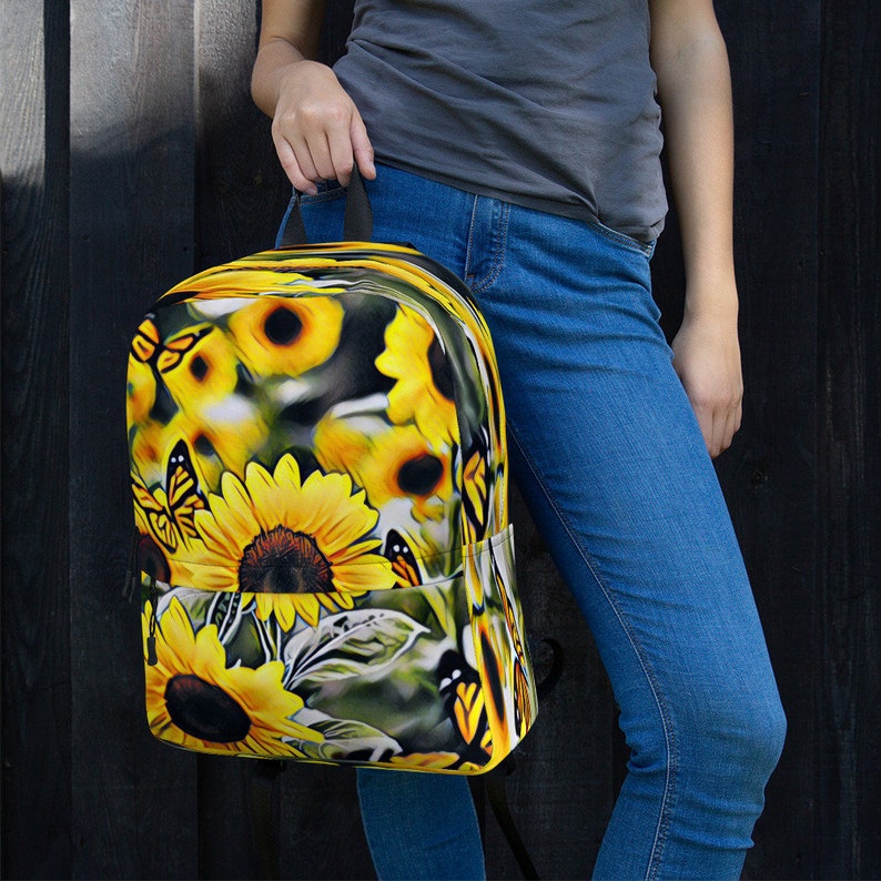 Sunflower Backpack - Etsy