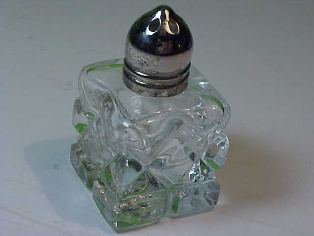Crystal Leonard Clear Glass Japan Square Diamond Cut Style 2" Inch ...