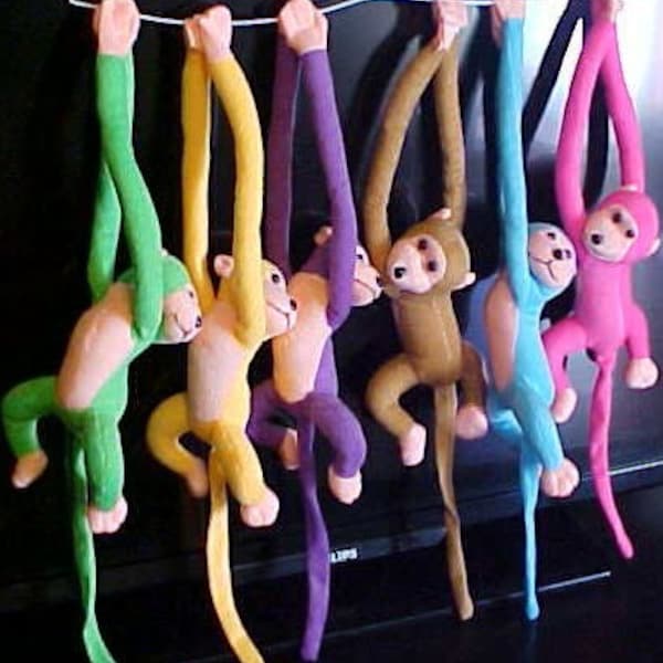 Monkey Plush - Etsy