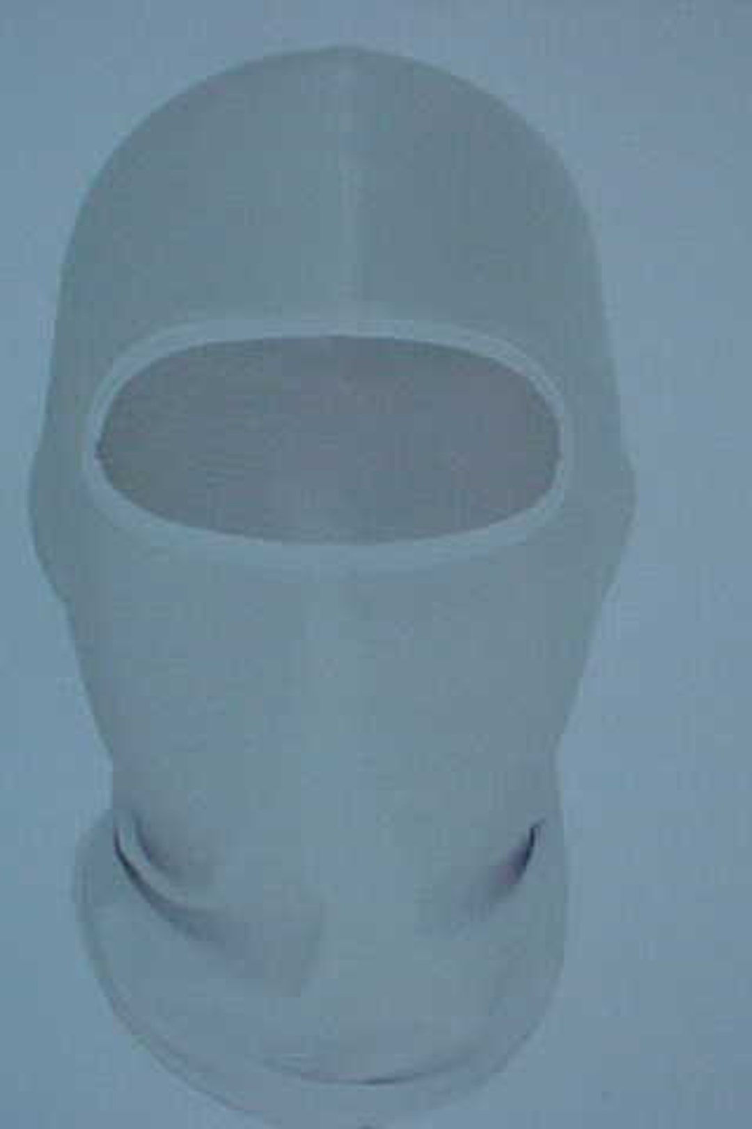 WHITE Full Face Mask Work Sports Protects From Cold Heat Sun UV Rays ...