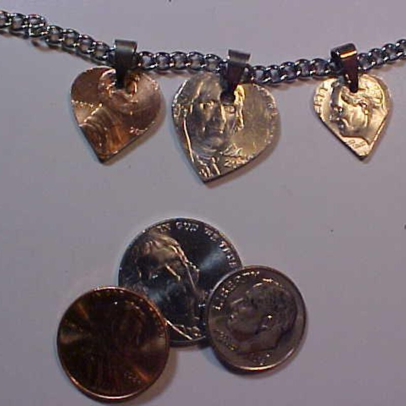 Cut Coin Necklace - Etsy