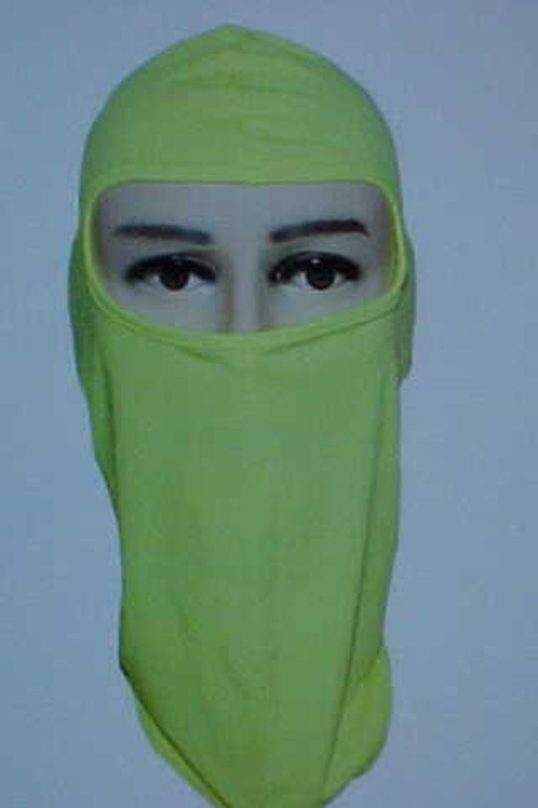 YELLOW Full Face Mask Work Sports Protects From Cold Heat Sun UV Rays ...